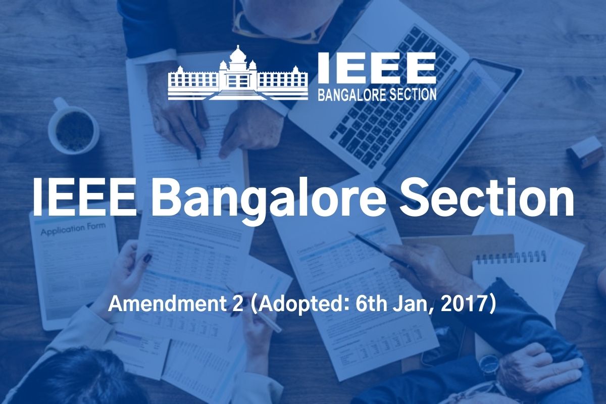 By Laws - IEEE Bangalore Section