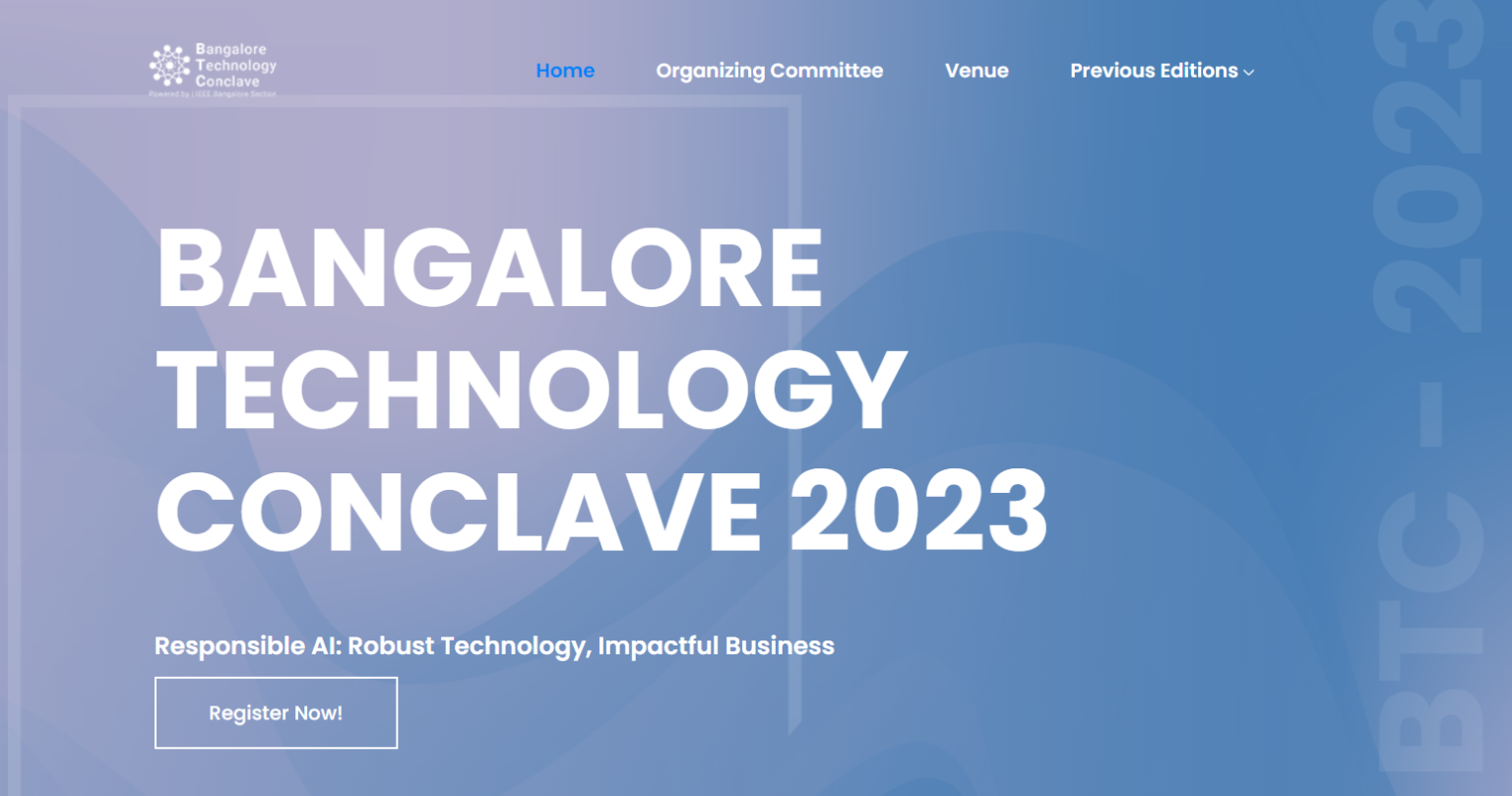 Upcoming Events - IEEE Bangalore Section